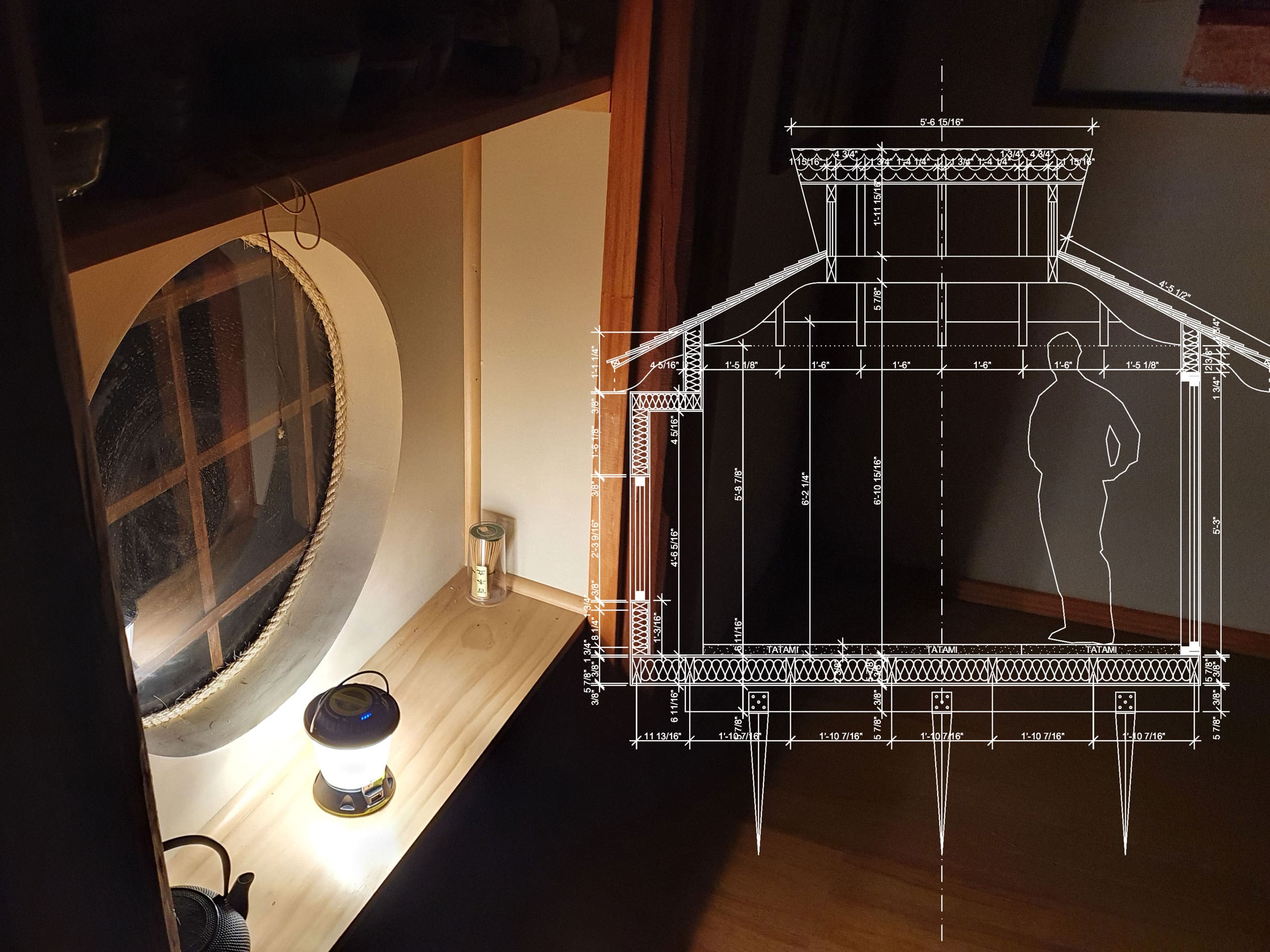 Japanese Tea House Diagrams