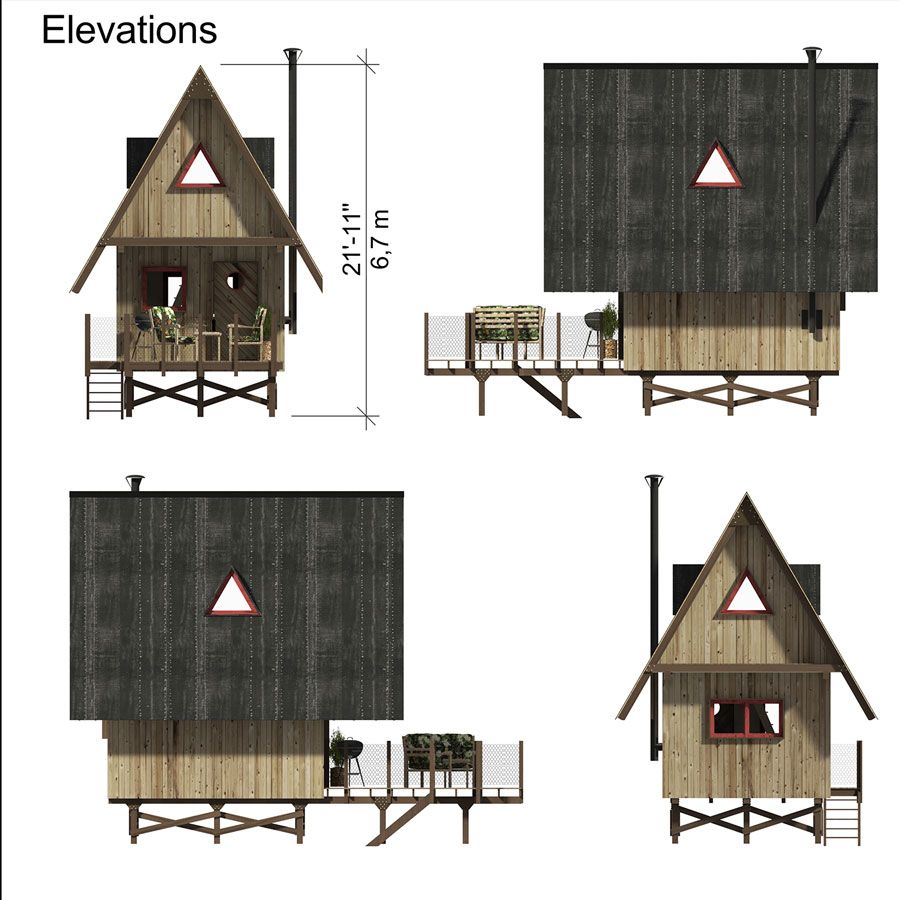 Small Chalet Plans