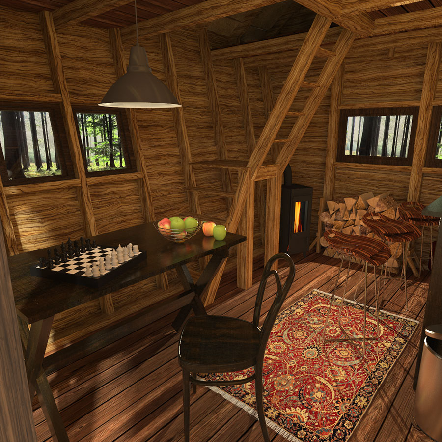 Pentagon Cabin Plans