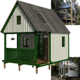Pentagon Cabin Plans