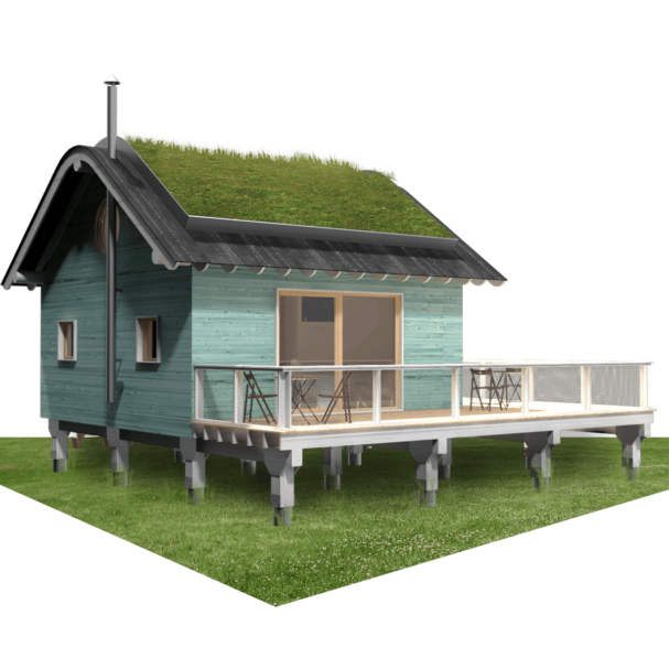 Piling, Elevated, Stilt and Pier Small House Plans