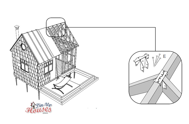 How to Build a Gable Roof | Gable Roof Structure | Roof Rafters | Small ...