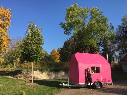 Magenta Tiny House - Press Release & Pictures - Small Wooden House ...