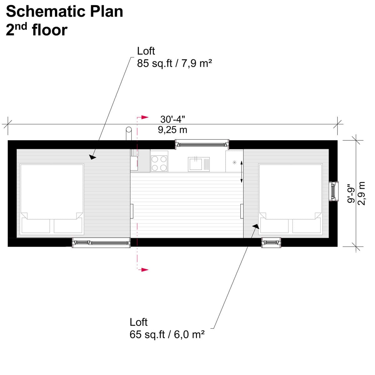 Grid Square Foot Floor Plan