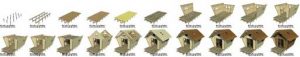 Pentagon Cabin Plans