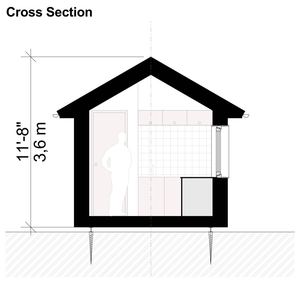 Portable Micro Cabin Floor Plans Tiny ICF Home 4296