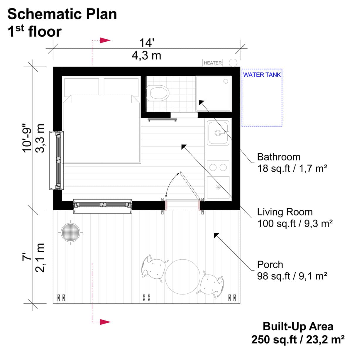 Off Grid Micro Cabin Floor Plans The Bothy Off Grid Or Laneway