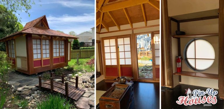 Absolutely Breathtaking Pin-Up Tea House - Small Wooden House Plans ...