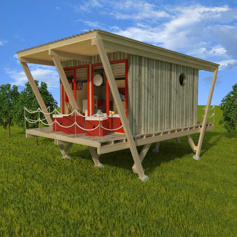 Elevated Tiny House Plans